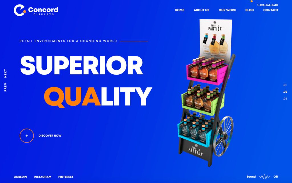 Concord Displays introduces new website | Concord Displays